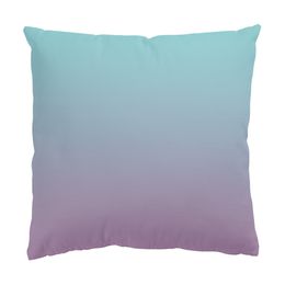 Bilderwelten Dekokissen pastell Abstrakt - Mint-Violett Farbverlauf - Bett Couch Sofakissen Bezug & F&uuml;llung in 40x40 50x50 60x60