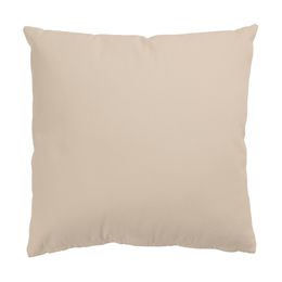 Bilderwelten Dekokissen beige Unifarben - Macchiato - Bett Couch Sofakissen Bezug & F&uuml;llung in 40x40 50x50 60x60