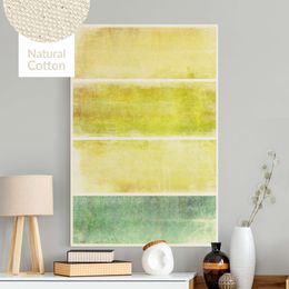 Bilderwelten Leinwandbild - Hochformat Colour Harmony Yellow