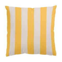 Bilderwelten Dekokissen gelb Vintage - Mighty Mango Gro&szlig;e Streifen - Retro Sofakissen Bezug & F&uuml;llung in 40x40 50x50 60x60