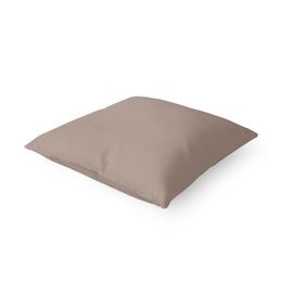 Bilderwelten Dekokissen braun Unifarben - Icy Chocolate - Bett Couch Sofakissen Bezug & F&uuml;llung in 40x40 50x50 60x60