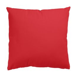 Bilderwelten Dekokissen rot Unifarben - Kirschrot - Bett Couch Sofakissen Bezug & F&uuml;llung in 40x40 50x50 60x60