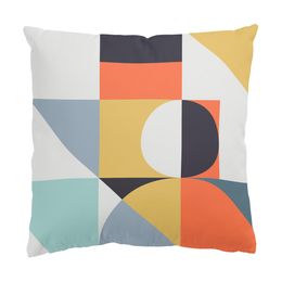 Bilderwelten Dekokissen Kissenbezug bunt modern - Geometrische Formen in Bunt II - Geometrisch Sofakissen Bezug & F&uuml;llung in 40x40 50x50 60x60