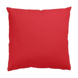 Bilderwelten Dekokissen Kissenbezug rot Unifarben - Kirschrot - Bett Couch Sofakissen Bezug & F&uuml;llung in 40x40 50x50 60x60