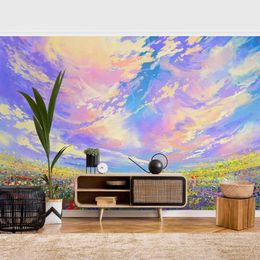 Bilderwelten Fototapete Gemalter Anime Himmel