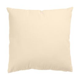 Bilderwelten Dekokissen beige Unifarben - Cr&egrave;me - Bett Couch Sofakissen Bezug & F&uuml;llung in 40x40 50x50 60x60