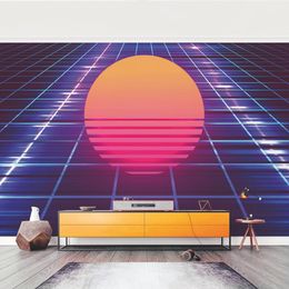 Bilderwelten Fototapete Retro Video mit Kreis
