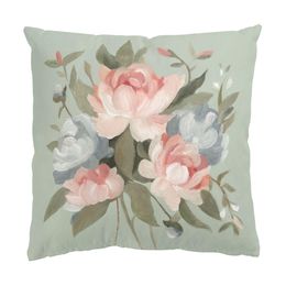 Bilderwelten Dekokissen Kissenbezug rosa Blumen Vintage - Bouquet in Pastell I - Retro Sofakissen Bezug & F&uuml;llung in 40x40 50x50 60x60