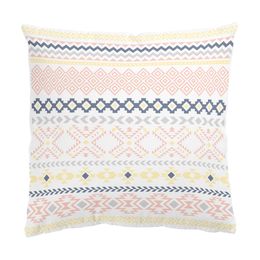Bilderwelten Dekokissen Kissenbezug pastell Unifarben - Ethnomuster Volk der Inka - Bett Couch Sofakissen Bezug & F&uuml;llung in 40x40 50x50 60x60