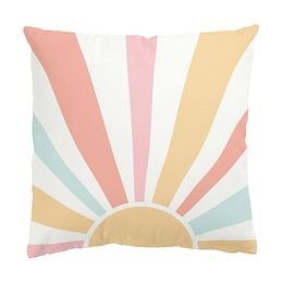 Bilderwelten Dekokissen Boho Sonne Pastell