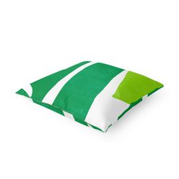 Bilderwelten Dekokissen Kissenbezug gr&uuml;n originell Pop Art - Formen in Farbe - Gr&uuml;n Mix - Bett Couch Sofakissen Bezug & F&uuml;llung in 40x40 50x50 60x60