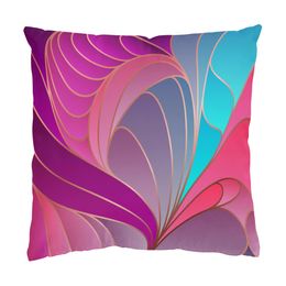 Bilderwelten Dekokissen Kissenbezug bunt Art Deco - Farbenfrohes Art Deco II - Bett Couch Sofakissen Bezug & F&uuml;llung in 40x40 50x50 60x60