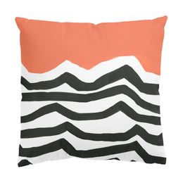 Bilderwelten Dekokissen Kissenbezug schwarz originell Abstrakt - Farbenlabyrinth III - Bett Couch Sofakissen Bezug & F&uuml;llung in 40x40 50x50 60x60