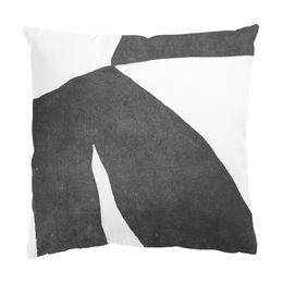 Bilderwelten Dekokissen schwarz originell Pop Art - Formen in Farbe - Schwarz - Bett Couch Sofakissen Bezug & F&uuml;llung in 40x40 50x50 60x60