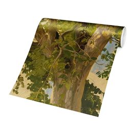 Bilderwelten Fototapete Wald modern Wandtapete gr&uuml;n - Jakob Becker - Baumkrone - B&auml;ume Wohnzimmer Schlafzimmer
