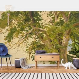 Bilderwelten Fototapete Wald modern Wandtapete gr&uuml;n - Jakob Becker - Baumkrone - B&auml;ume Wohnzimmer Schlafzimmer