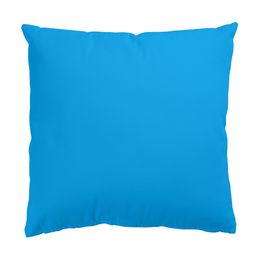 Bilderwelten Dekokissen blau Unifarben - Enzian - Bett Couch Sofakissen Bezug & F&uuml;llung in 40x40 50x50 60x60