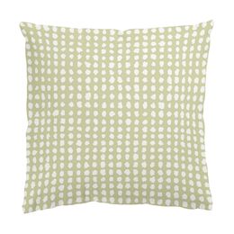 Bilderwelten Dekokissen Kissenbezug gr&uuml;n Abstrakt - Ethno Muster Punkte - Bett Couch Sofakissen Bezug & F&uuml;llung in 40x40 50x50 60x60