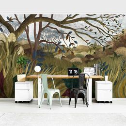 Bilderwelten Fototapete Wald modern Wandtapete bunt - Herbstliche Idylle - B&auml;ume Wohnzimmer Schlafzimmer