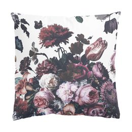 Bilderwelten Dekokissen Kissenbezug rosa Blumen Illustration - Blumenrausch Rosen Bouquet - Rose Sofakissen Bezug & F&uuml;llung in 40x40 50x50 60x60