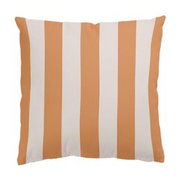 Bilderwelten Dekokissen orange Abstrakt - Apricot Gro&szlig;e Streifen - Streifen Sofakissen Bezug & F&uuml;llung in 40x40 50x50 60x60