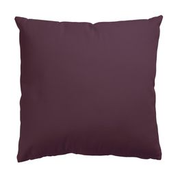 Bilderwelten Dekokissen violett Unifarben - Aubergine - Bett Couch Sofakissen Bezug & F&uuml;llung in 40x40 50x50 60x60