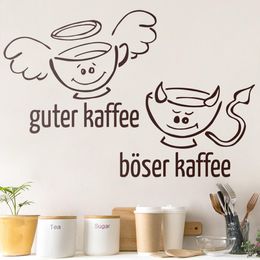 Bilderwelten Wandtattoo Guter b&ouml;ser Kaffee