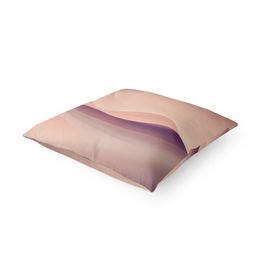 Bilderwelten Dekokissen rosa Abstrakt - Pfirsichfarbener Verlauf - Bett Couch Sofakissen Bezug & F&uuml;llung in 40x40 50x50 60x60
