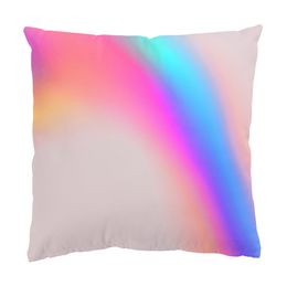 Bilderwelten Dekokissen Kissenbezug bunt modern - Pinker Farbschwung - Regenbogen Sofakissen Bezug & F&uuml;llung in 40x40 50x50 60x60