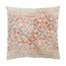 Bilderwelten Dekokissen rot Orientalisch - Persisches Vintage Muster in Indigo II - Bett Couch Sofakissen Bezug & F&uuml;llung in 40x40 50x50 60x60