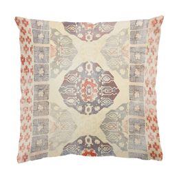 Bilderwelten Dekokissen violett Orientalisch - Persisches Vintage Muster in Indigo - Bett Couch Sofakissen Bezug & F&uuml;llung in 40x40 50x50 60x60