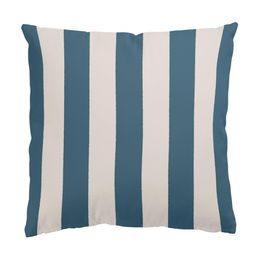 Bilderwelten Dekokissen Kissenbezug blau Abstrakt - Ocean Blue Gro&szlig;e Streifen - Streifen Sofakissen Bezug & F&uuml;llung in 40x40 50x50 60x60
