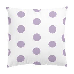 Bilderwelten Dekokissen Kissenbezug violett modern - Punkte in Lavendel - Punkte Sofakissen Bezug & F&uuml;llung in 40x40 50x50 60x60