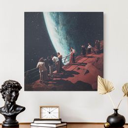 Bilderwelten Leinwandbild Sonntagsausflug in der Galaxie