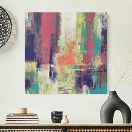 Bilderwelten Leinwandbild Rummel der Farben