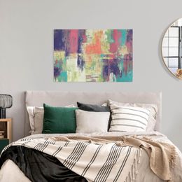 Bilderwelten Leinwandbild Rummel der Farben