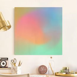 Bilderwelten Leinwandbild Regenbogenfarben
