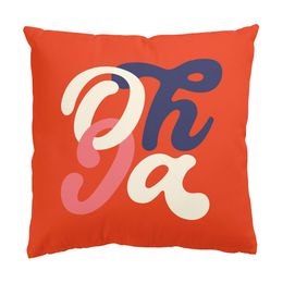 Bilderwelten Dekokissen PopArt Typografie Oh Ja