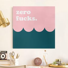 Bilderwelten Leinwandbild Kein Bock