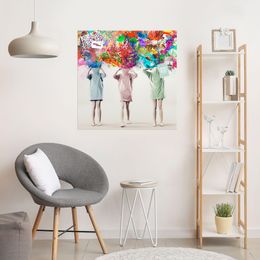 Bilderwelten Glasbild originell modern einzigartig Glas Wandbild - Brain Explosions - Deko Wohnzimmer Schlafzimmer