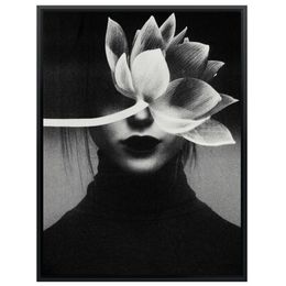 Bilderwelten Leinwandbild Fototexperiment Lotus
