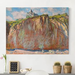 Bilderwelten Leinwandbild - Querformat Claude Monet - Varengeville Morgenlicht