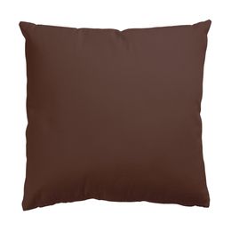 Bilderwelten Dekokissen braun Unifarben - Rotbraun - Bett Couch Sofakissen Bezug & F&uuml;llung in 40x40 50x50 60x60