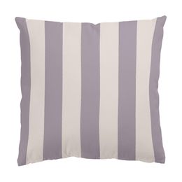 Bilderwelten Dekokissen violett modern - Simple Mauve Große Streifen - Streifen Sofakissen Bezug & Füllung in 40x40 50x50 60x60
