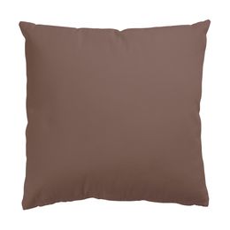 Bilderwelten Dekokissen Kissenbezug braun Unifarben - Rostbraun - Bett Couch Sofakissen Bezug & F&uuml;llung in 40x40 50x50 60x60