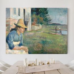 Bilderwelten Leinwandbild - Querformat Edvard Munch - Abend