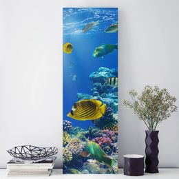 Bilderwelten Leinwandbild - Hochformat Underwater Lights