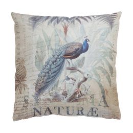Bilderwelten Dekokissen Shabby Chic Collage - Pfau