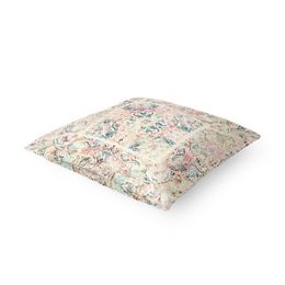 Bilderwelten Dekokissen pastell Landhaus - Skandinavisches Bohomuster Rosa Vintage - Paisley Sofakissen Bezug & F&uuml;llung in 40x40 50x50 60x60