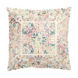 Bilderwelten Dekokissen Skandinavisches Bohomuster Rosa Vintage